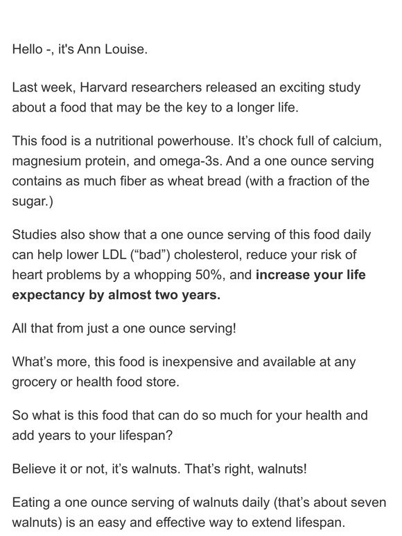 UNI KEY Health: [Harvard] Eating this food adds years to your lifespan ...