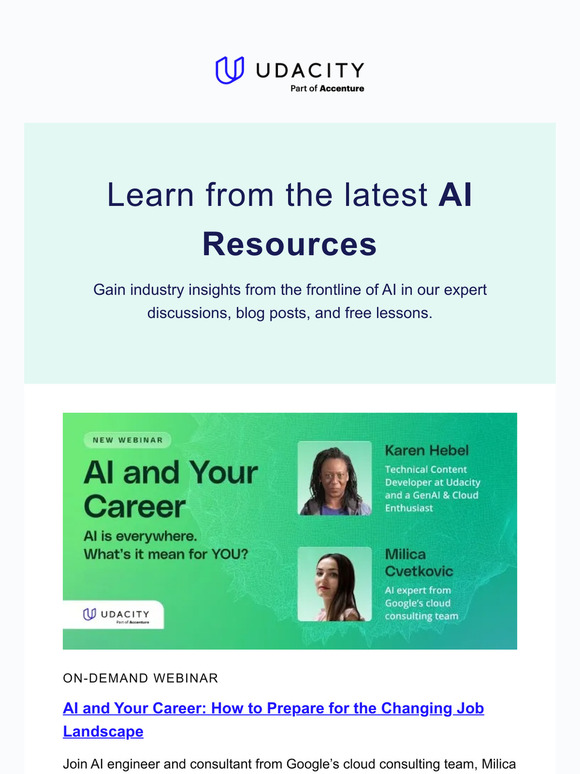 Udacity: Learn from the latest AI resources | Milled