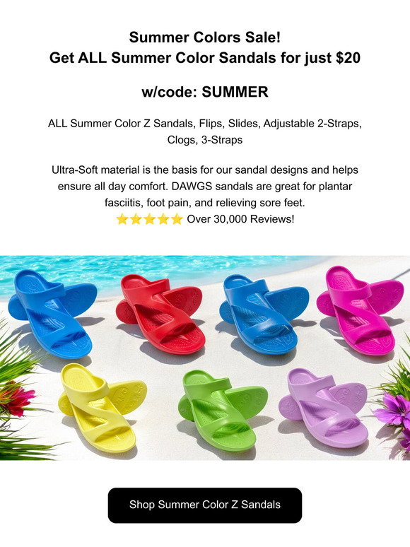 DAWGS: 🌞Final Day! | $20 Sandals | Summer Colors | Milled