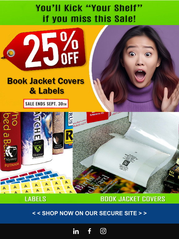 Brodart: Brodart Book Jacket Covers and Labels Sale | Milled