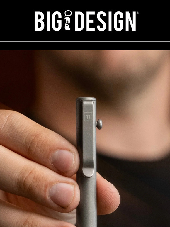Big Idea Design: Introducing The Base Line Bolt Action Pen! Kickstarter ...