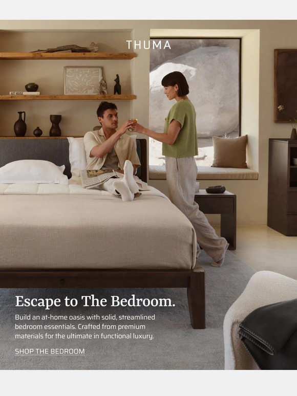 Thuma: The Bedroom, elevated. | Milled