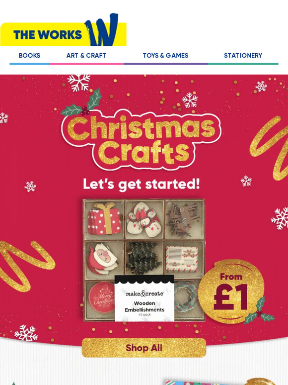 The Works: Christmas crafts now online & in-store🎄 ️ | Milled
