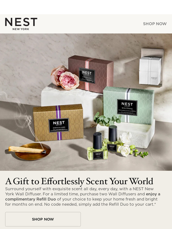 NEST: Your Wall Diffuser offer is waiting... | Milled