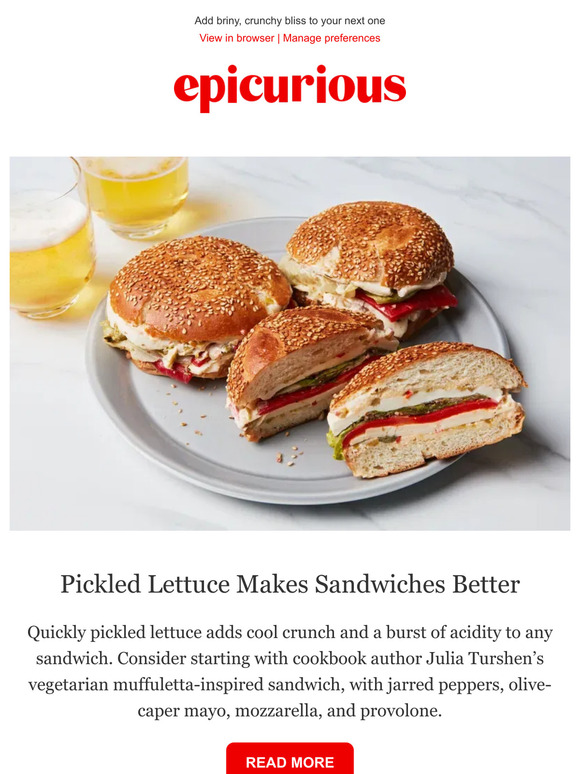 Epicurious: Pickled lettuce elevates any sandwich | Milled