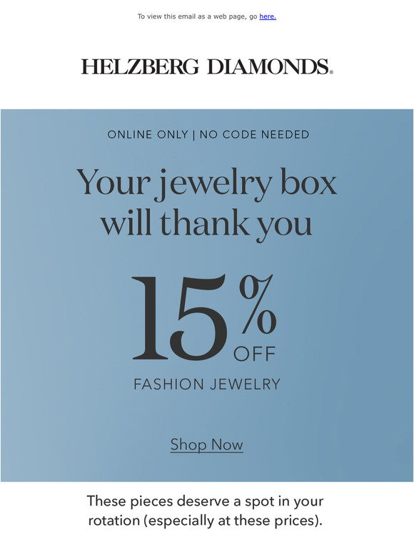 Helzberg Diamonds Email Newsletters: Shop Sales, Discounts, and Coupon ...
