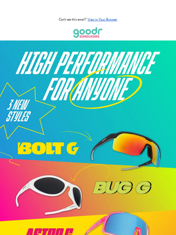 goodr: 3 New High-Performance Styles | Milled