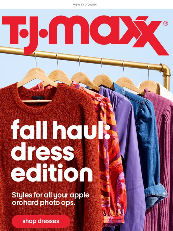 TJ Maxx: Stock up (!) Fall dresses are here🍂💃 | Milled