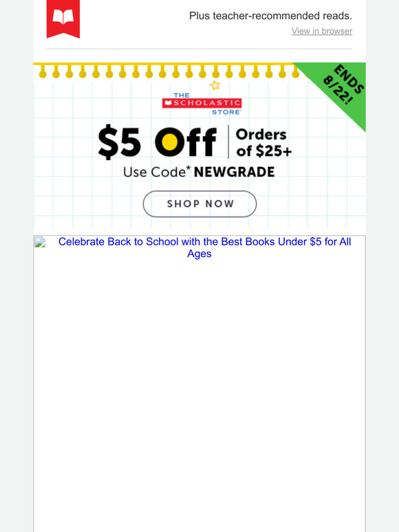 Scholastic: —, A Back-to-School Surprise Under $5 | Milled