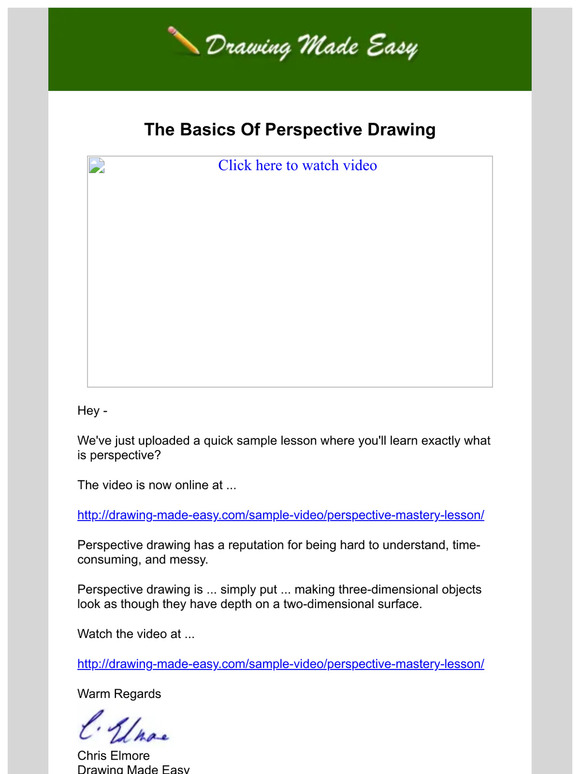 Drawing Made Easy: — - the basics of Perspective Drawing [VIDEO] | Milled