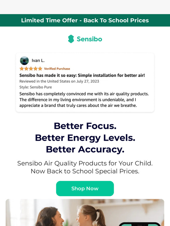 Sensibo: 🌿 Back to School: How Can Air Quality Impact Learning? | Milled