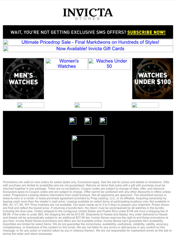 Invicta: ULTIMATE MARKDOWNS Are Here👇💥Limited Time Only ️😱 | Milled