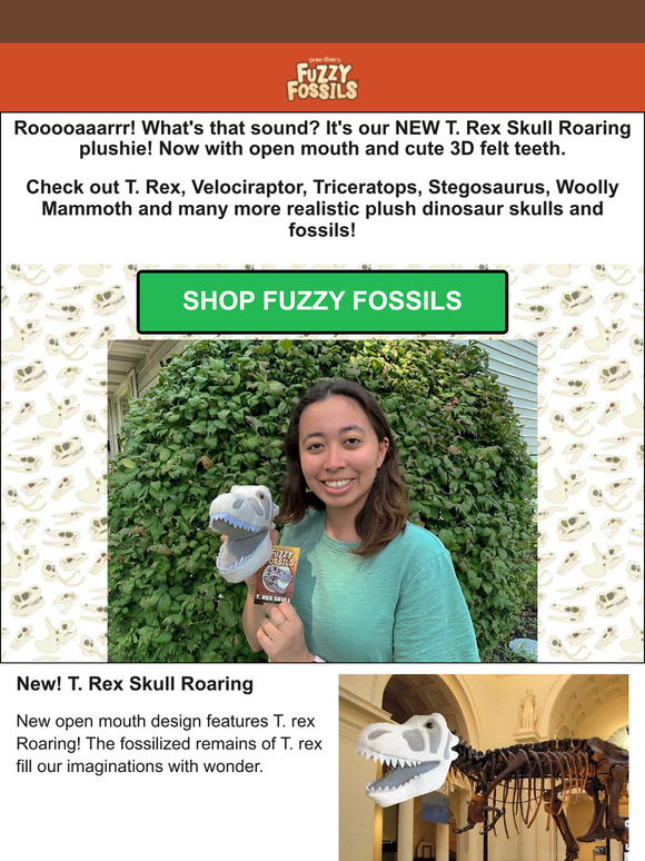 GIANTmicrobes: Fuzzy Fossils Are Roaring to Life with NEW T. Rex! 🦖 ...