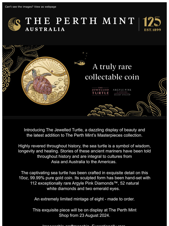 The Perth Mint: Introducing The Jewelled Turtle | Milled