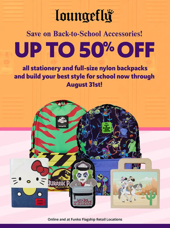 Loungefly: Up to 50% Off Back to School! | Milled