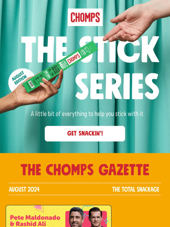 Chomps: Wrapping up summer, Chomps style 😎 | Milled