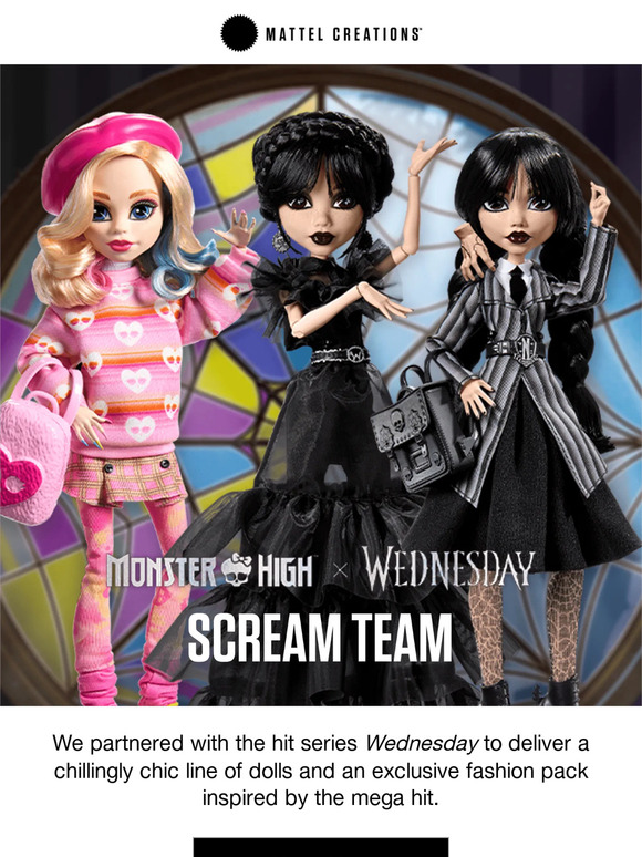 Mattel Shop: The Monster High x Wednesday Set is Available Now | Milled