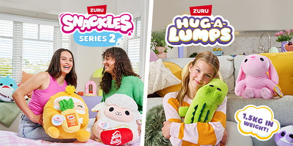The Entertainer: Cuddle up with 25% off Snackles and Hug-A-Lumps | Milled