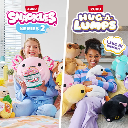 The Entertainer: Cuddle up with 25% off Snackles and Hug-A-Lumps | Milled