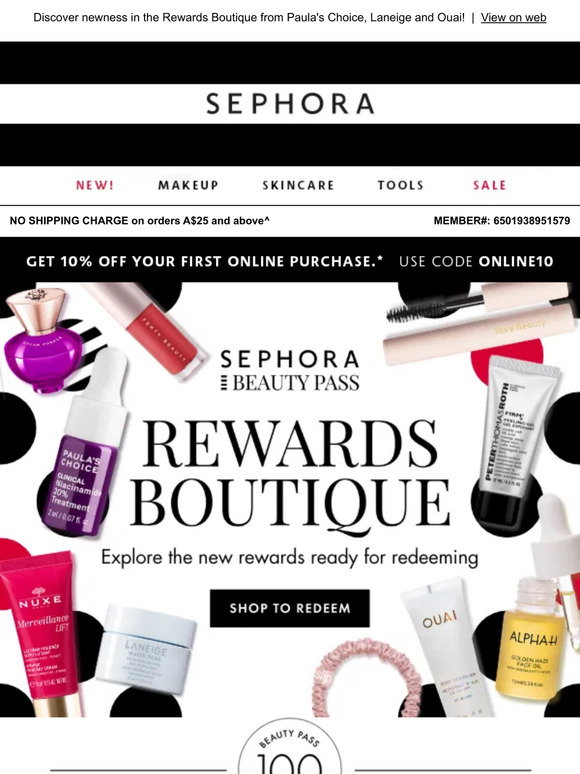 Sephora Email Newsletters: Shop Sales, Discounts, and Coupon Codes