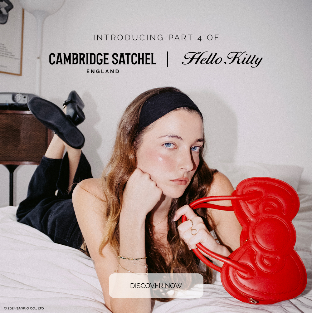 Cambridge Satchel: New In: Cambridge Satchel | Hello Kitty | Milled
