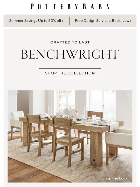 Pottery Barn Email Newsletters: Shop Sales, Discounts, and Coupon Codes