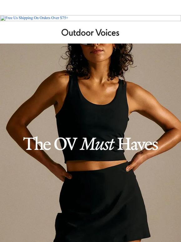 Outdoor Voices Email Newsletters: Shop Sales, Discounts, and Coupon Codes