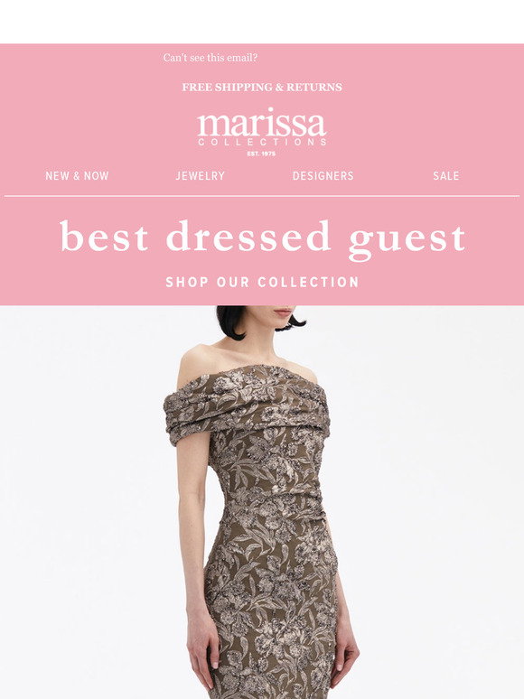 Marissa Collections: Be The Best Dressed Wedding Guest | Milled