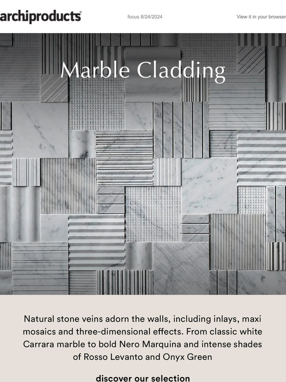 Archiproducts: Marble Cladding | Milled