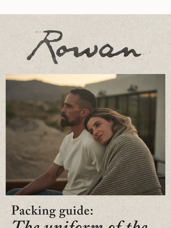 Rowan: Packing guide: The uniform of the unhurried traveler. | Milled