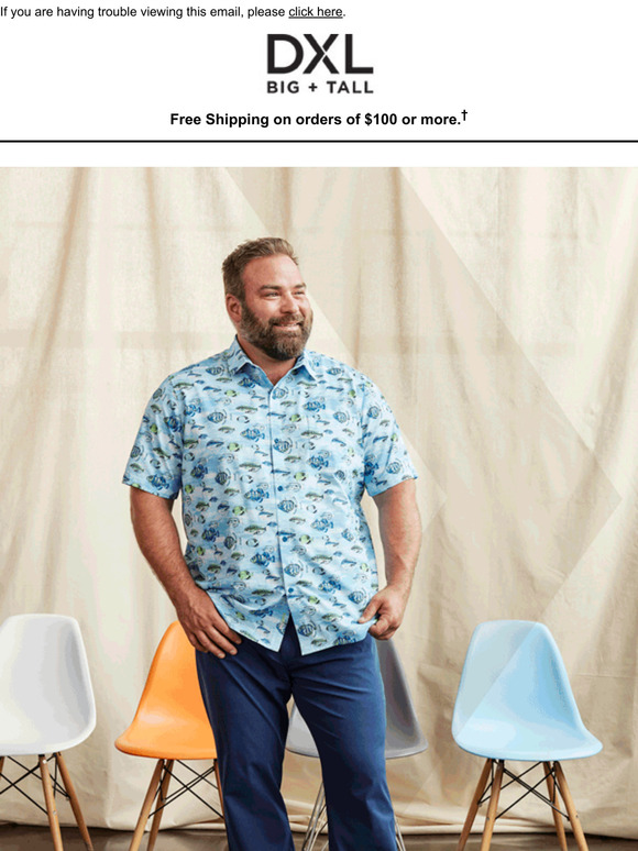 DXL Big + Tall: The Late-August Drop: New Styles Are In! | Milled