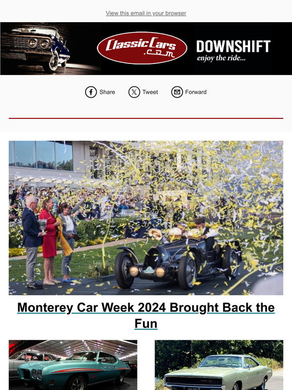 ClassicCars: Monterey Car Week 2024 Brought Back the Fun | Milled