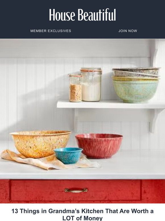 House Beautiful: 13 Things in Grandma’s Kitchen That Are Worth a LOT of ...