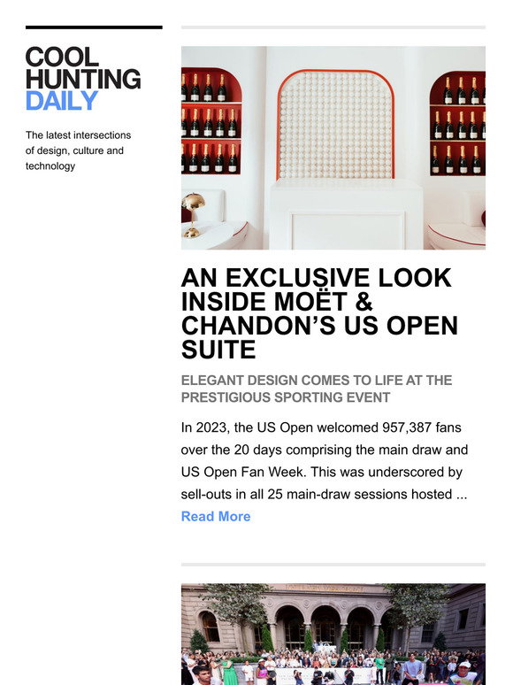 Cool Hunting: An exclusive look inside Moët & Chandon's 2024 US Open ...
