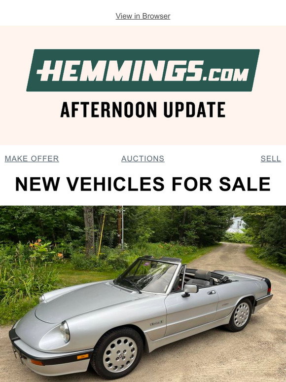 Hemmings: Hemmings Marketplace Daily Finds - August 26, 2024 | Milled