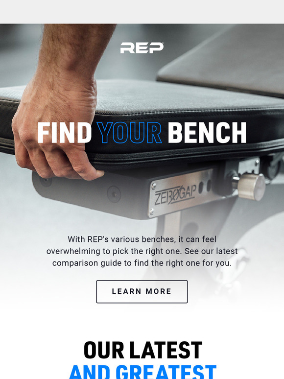 REP Fitness: Find the Perfect Bench | Milled