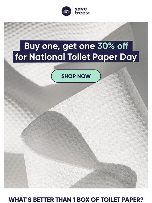 Cloud Paper: It’s National Toilet Paper Day 🧻 | Milled