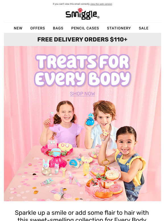 Smiggle: NEW: Treats for every body! 😍 | Milled