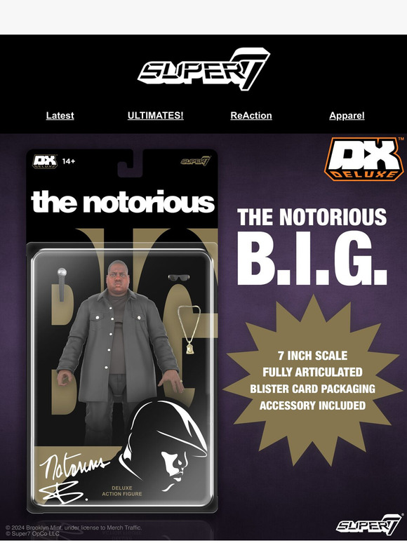 Super7: Introducing the Notorious B.I.G Deluxe Figure! | Milled