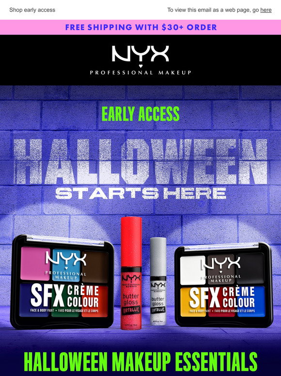 NYX Cosmetics: Sneak peek 🖤 Our HALLOWEEN COLLECTION is here | Milled