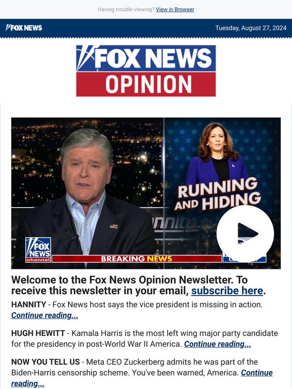 Fox News: Disney tries to silence grieving husband, Zuckerberg admits ...
