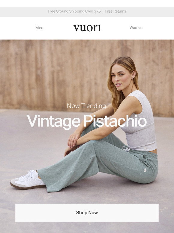Vuori Email Newsletters: Shop Sales, Discounts, and Coupon Codes