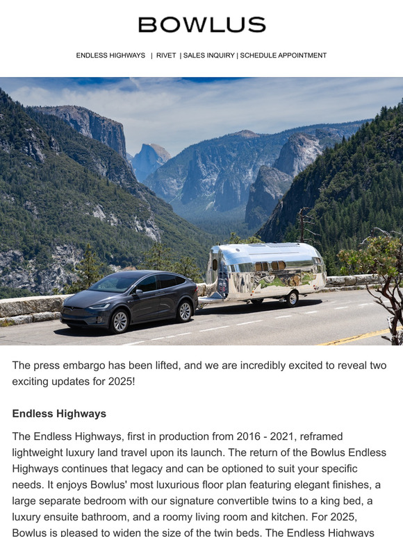 Bowlus: The Endless Highways Returns for 2025! | Milled