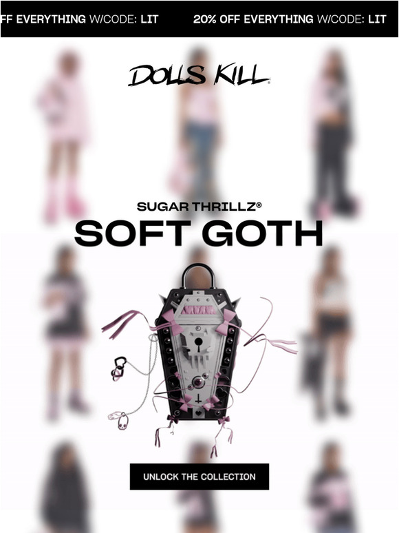 Dolls Kill: Pretty, dark, and delicate... NEW SUGAR THRILLZ | Milled