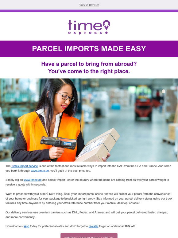 Time Express: Parcel Imports Made Easy! | Milled