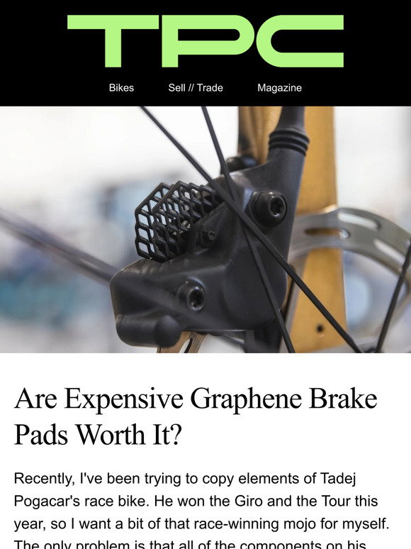 The Pro's Closet: I Bought Tadej Pogacar's Fancy Brake Pads | Milled
