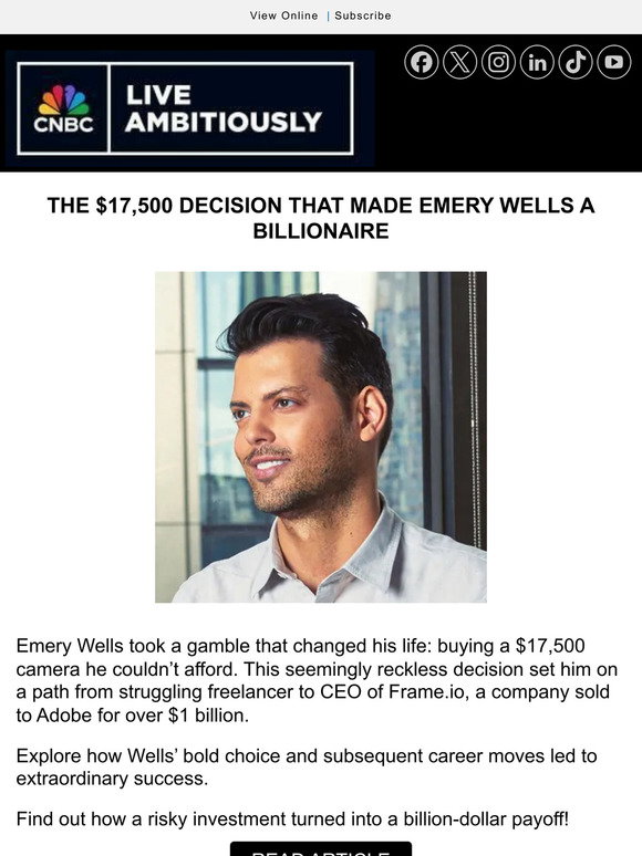 CNBC: How Frame.io CEO Built A Billion Dollar Business | Milled