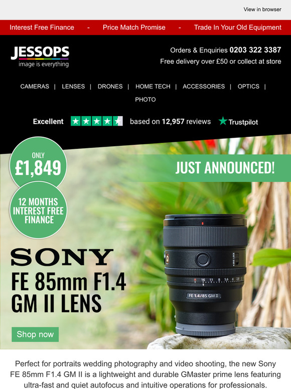Jessops: Introducing Sony's newest lens: The ultimate tool for perfect ...