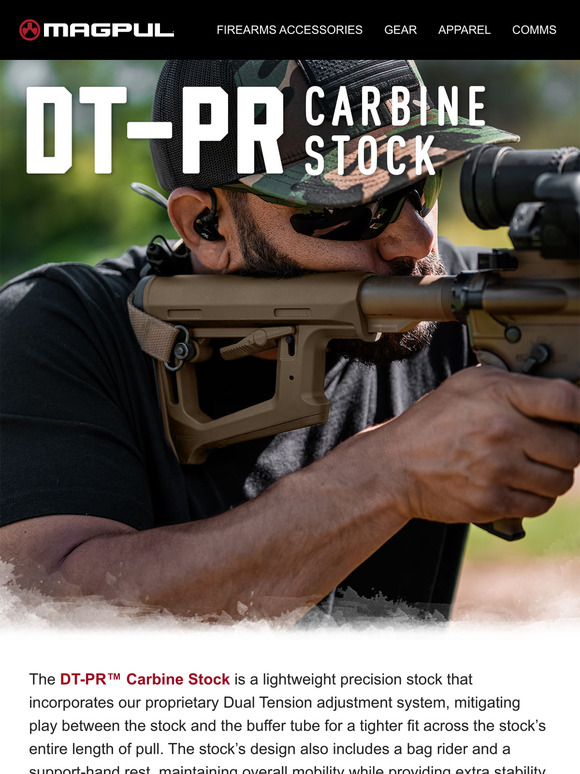 Magpul: Now Shipping: DT-PR Carbine Stock | Milled
