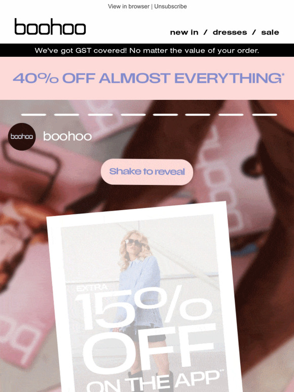 Boohoo: App Exclusive Incoming 💘 | Milled
